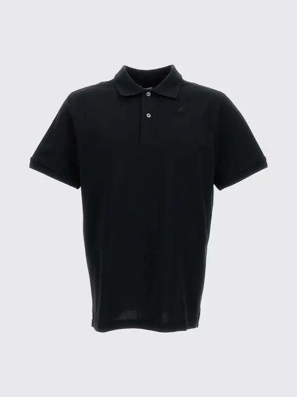 K-WAY Cotton Polo Shirt - Black
