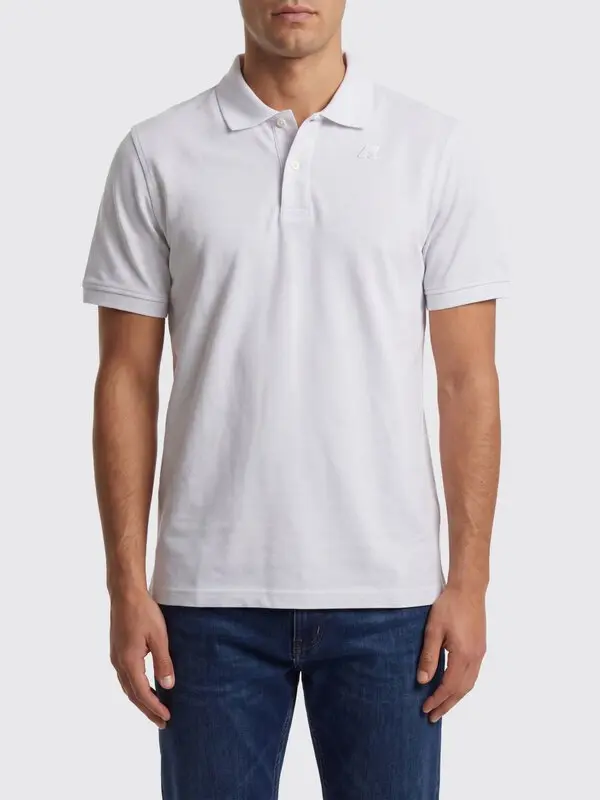 K-WAY Cotton Polo Shirt - White
