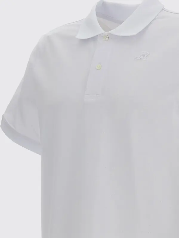 K-WAY Cotton Polo Shirt - White