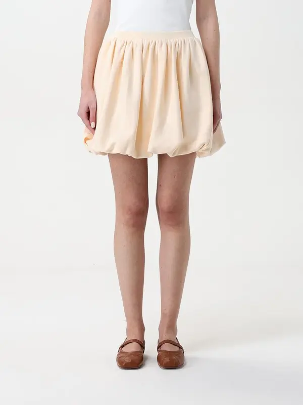 Marni Gathered Mini Skirt - White
