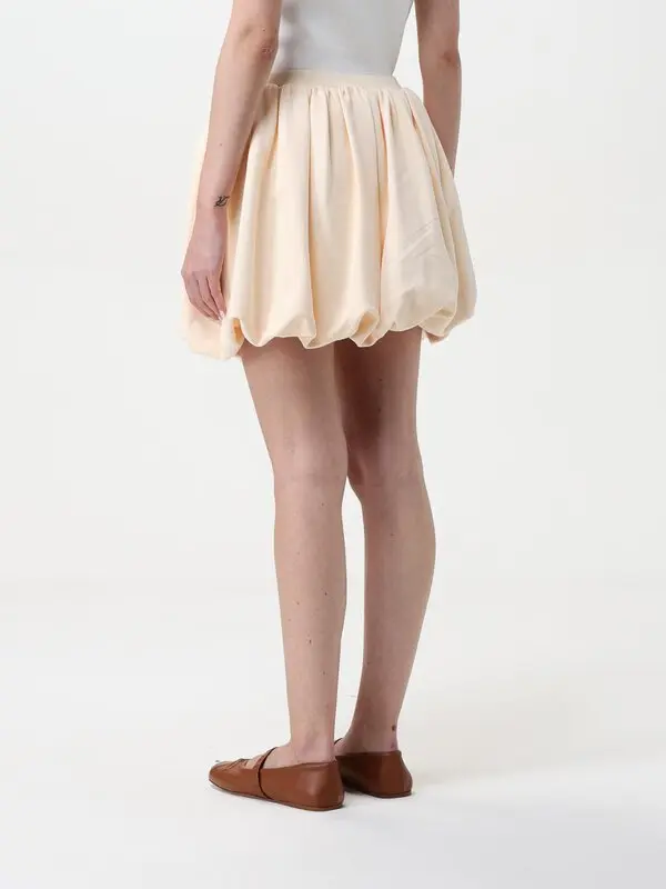 Marni Gathered Mini Skirt - White