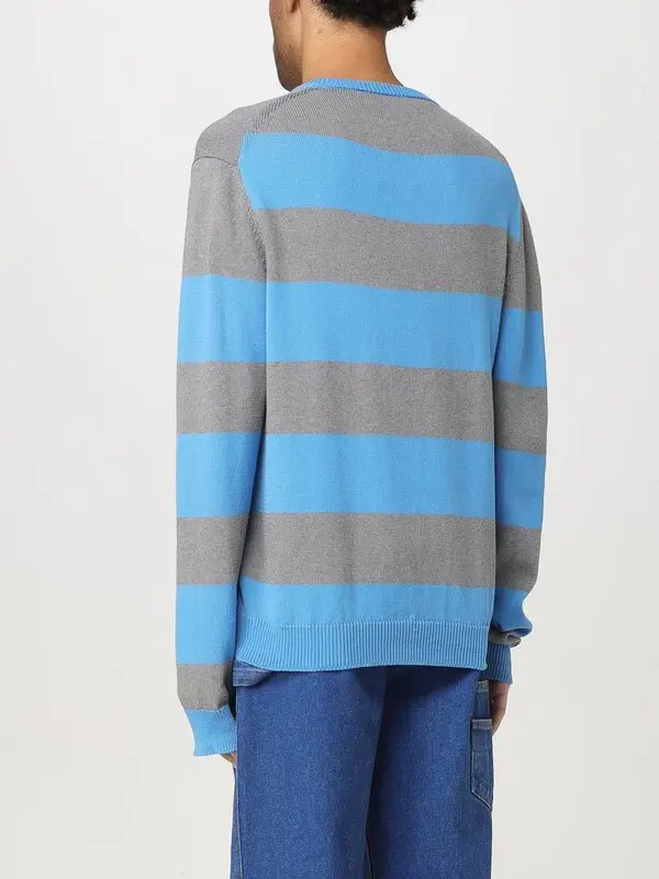 Marni Argyle And Stripe Knit Sweater