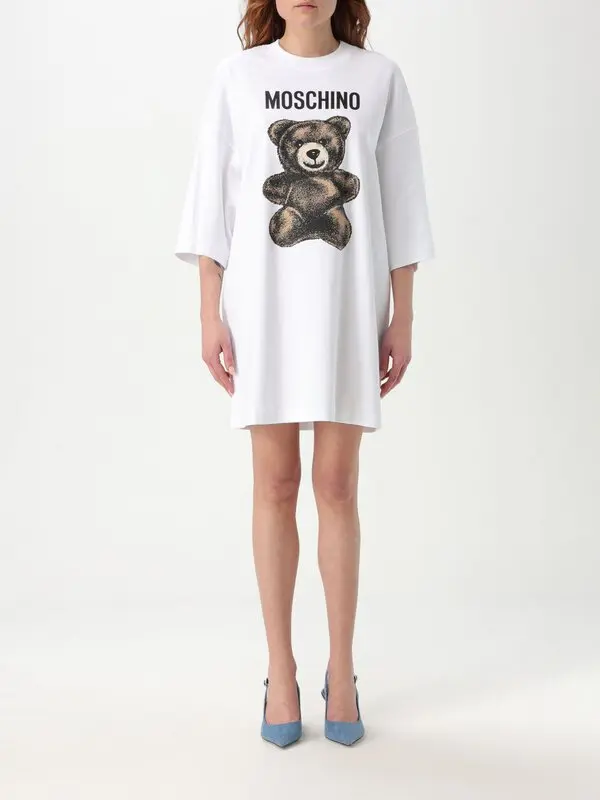 Moschino T-shirt Dress - White