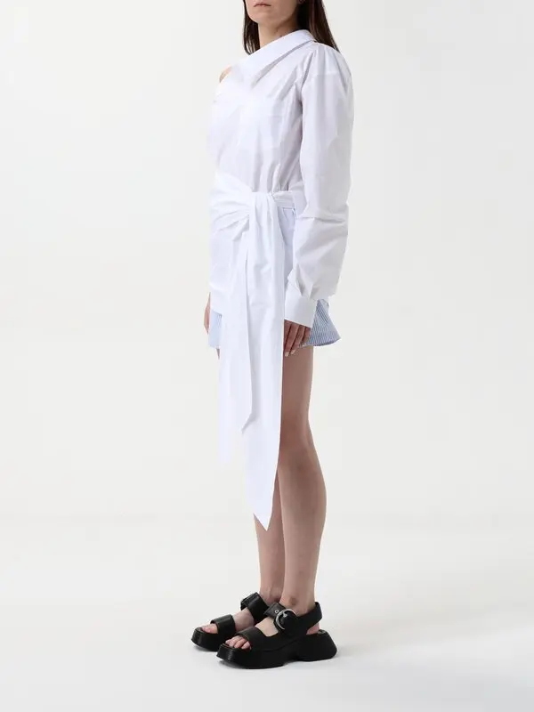 Moschino Shirt With Asymmetrical Design And Wrap Detail