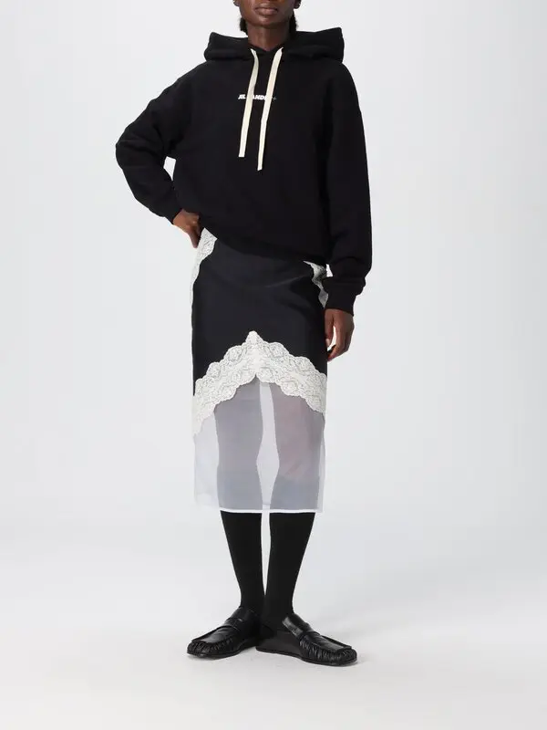 JIL SANDER Hoodie - Black