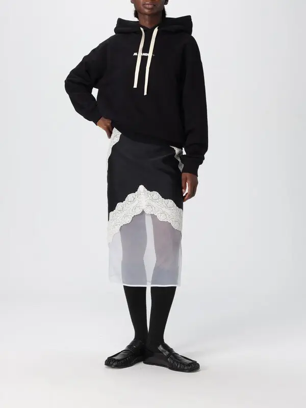 JIL SANDER Hoodie - Black