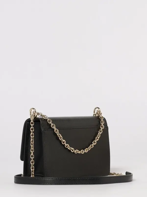 Furla 1927 Grained Leather Bag - Black