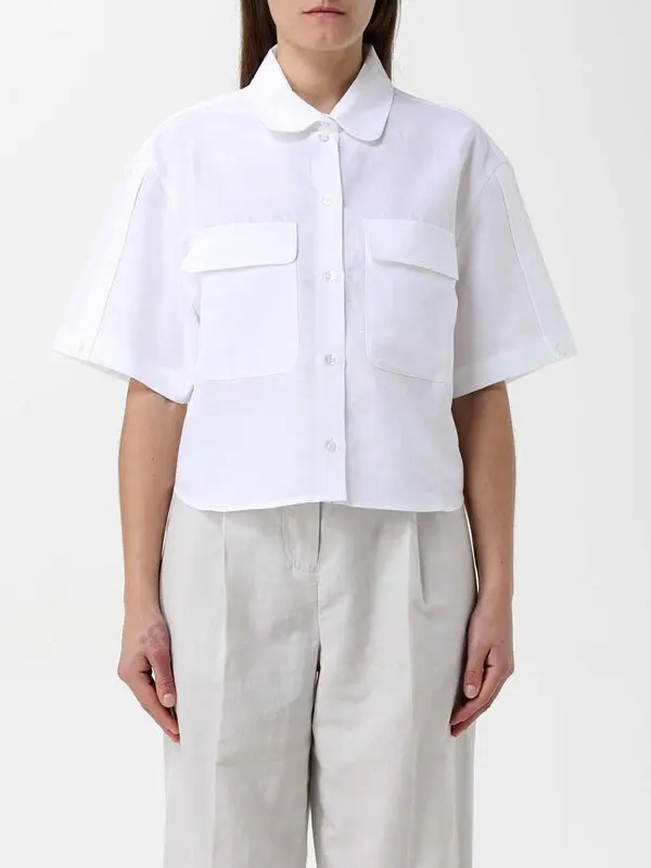 COLMAR Short Sleeve Shirt With Pockets - White
