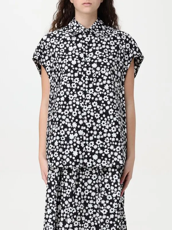 Marni Floral Print Shirt - Black