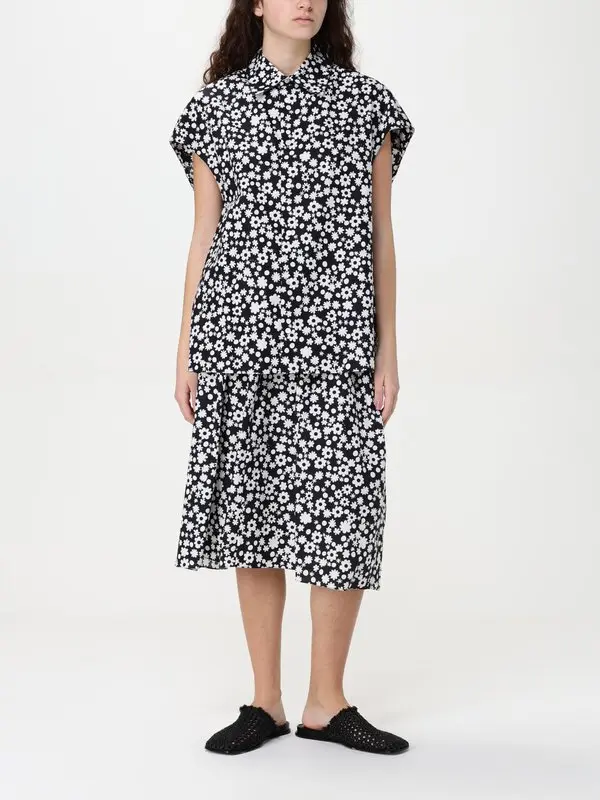 Marni Floral Print Shirt - Black