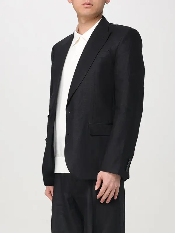 Dolce & Gabbana Single Breasted Tailored Jacket - Black