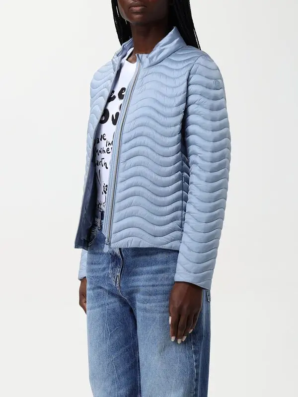 SAVE THE DUCK Quilted Jacket - Gnawed Blue