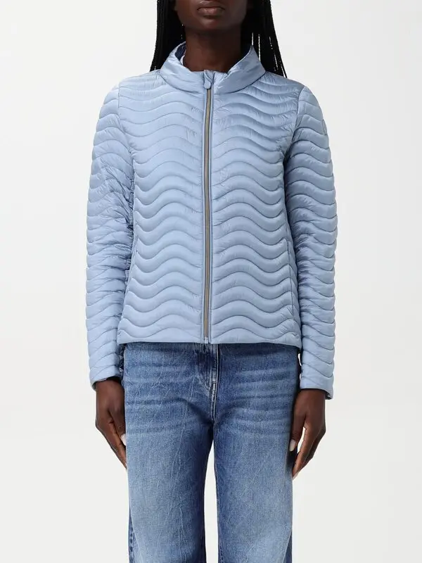 SAVE THE DUCK Quilted Jacket - Gnawed Blue