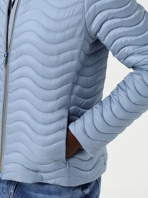 SAVE THE DUCK Quilted Jacket - Gnawed Blue