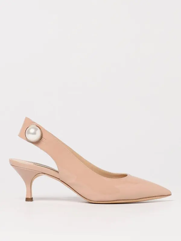 Casadei Slingback Pumps With Embellished Heel
