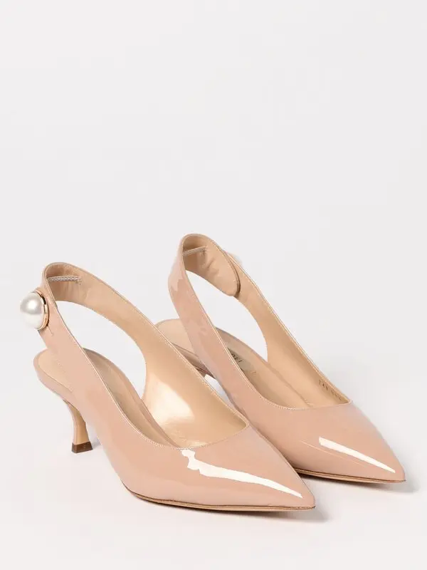 Casadei Slingback Pumps With Embellished Heel