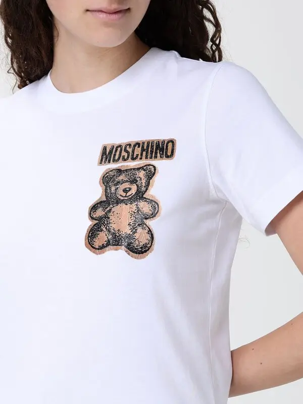 Moschino Teddy Bear Print T-shirt - White
