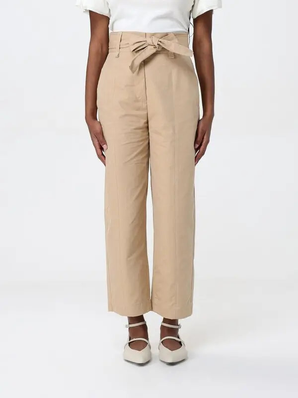 TWINSET High-waisted Belted Trousers