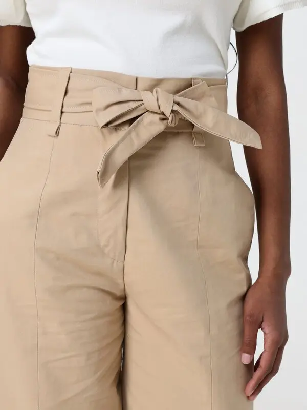 TWINSET High-waisted Belted Trousers