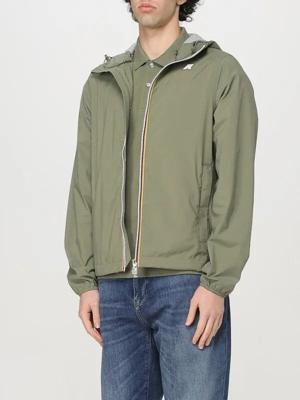 K-WAY Manuel Stretch Nylon Jersey Jacket - Green