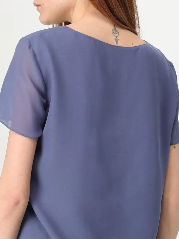 Emporio Armani Short Sleeve V-neck Top