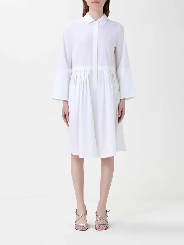 armani shirt dresses Women's Emporio Shirtdresses an offering that reinterprets the brands archive looks with a modern twist Armani Exchange striped shirt dress