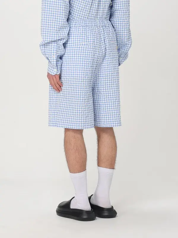 Marni Gingham Shorts - Blue