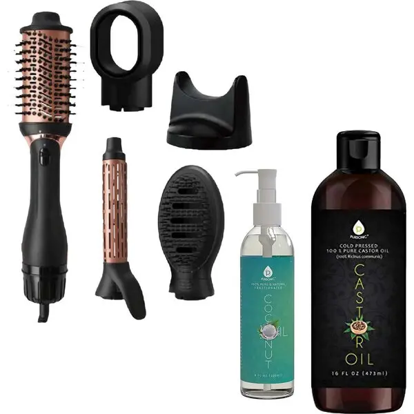 PURSONIC Coconut & Castor Oil Beauty Bliss Mother's Day Bundle - Black