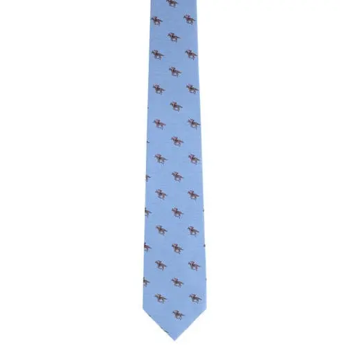 Trafalgar Racehorse Linen Blend Necktie
