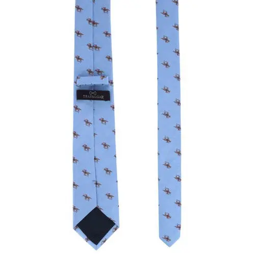 Trafalgar Racehorse Linen Blend Necktie