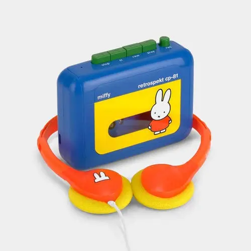 RETROSPEKT Miffy + Cp-81 Portable Cassette Player - Blue