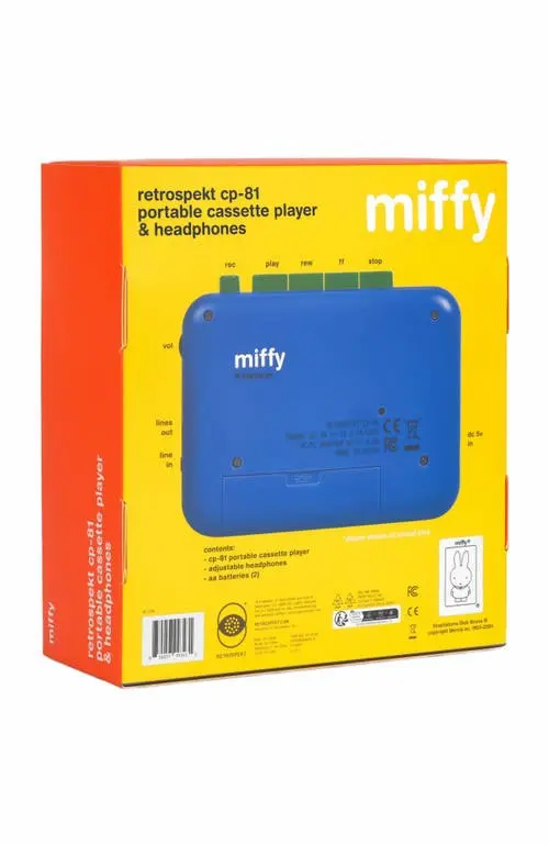 RETROSPEKT Miffy + Cp-81 Portable Cassette Player