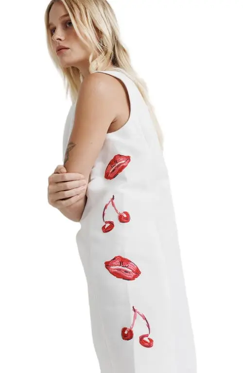 ROMY Cherry Lips Shift Dress