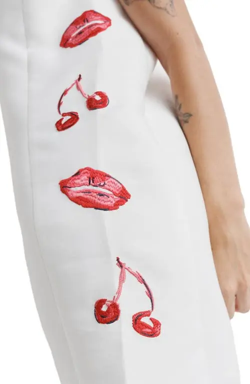 ROMY Cherry Lips Shift Dress