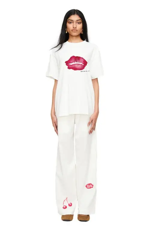 ROMY Lips Boyfriend T-shirt