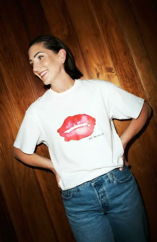 ROMY Lips Boyfriend T-shirt