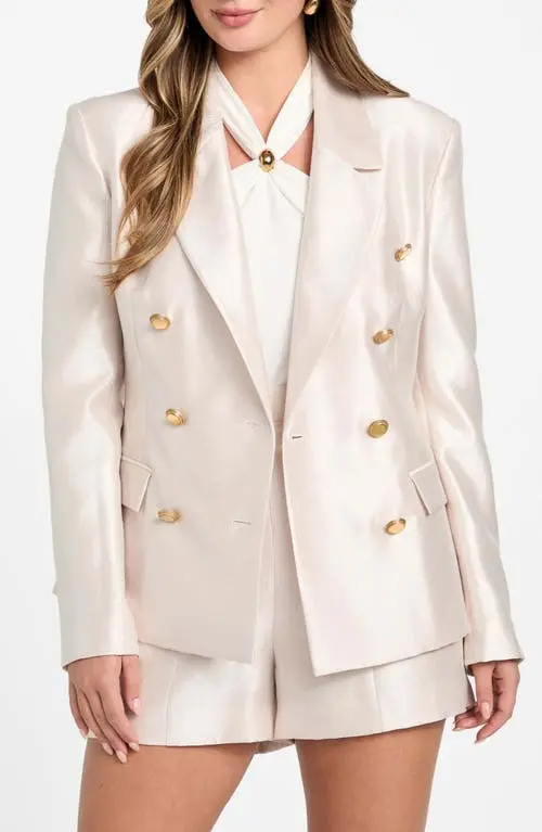 MARCIANO Milla Double Breasted Blazer - Platinum Multi