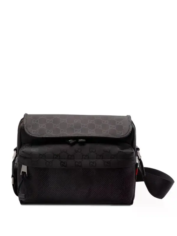Gucci Medium Gg Crossbody Bag - Black