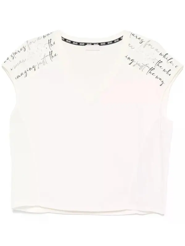 Liu Jo V-neck Blouse - White