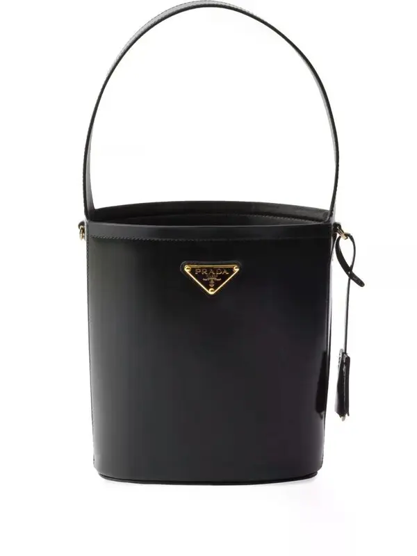 Prada Mini Leather Bucket Bag