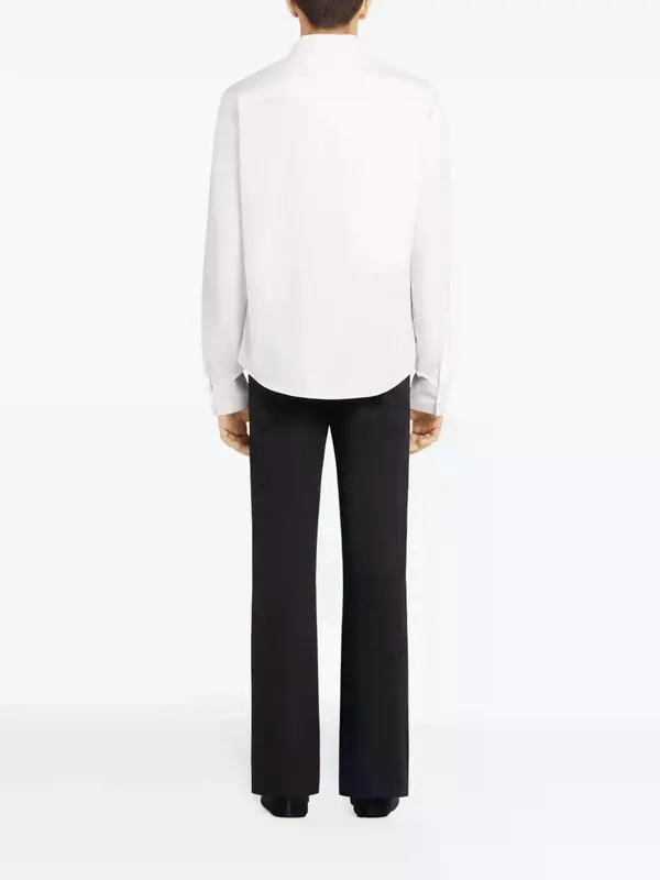 COURREGES Zipped Poplin Shirt