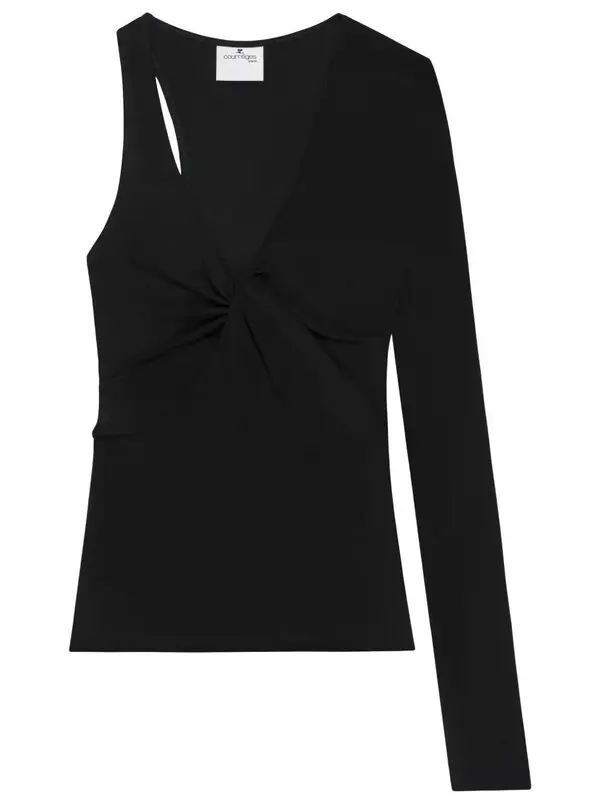 COURREGES Twist-detail Asymmetric Top
