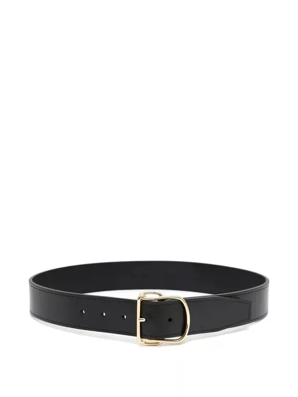 TOTEME Leather Belt - Black
