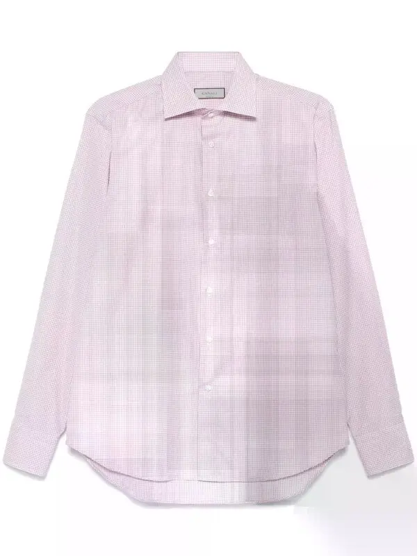 Canali Check-pattern Shirt