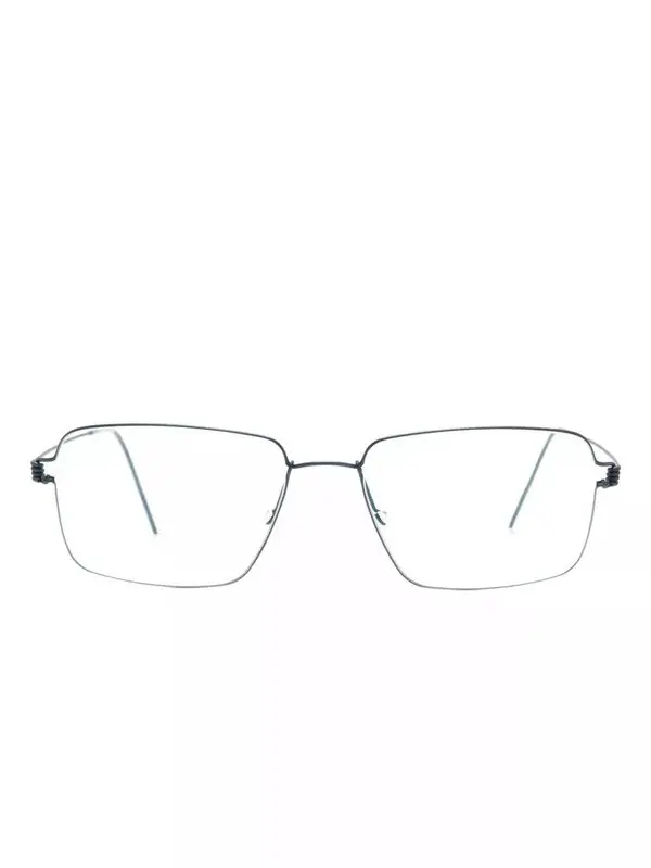 LINDBERG Aaron Rectangle-frame Eyeglasses - Blue