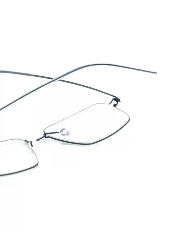 LINDBERG Aaron Rectangle-frame Eyeglasses - Blue