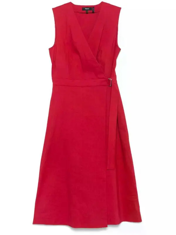 Theory A-line Midi Dress