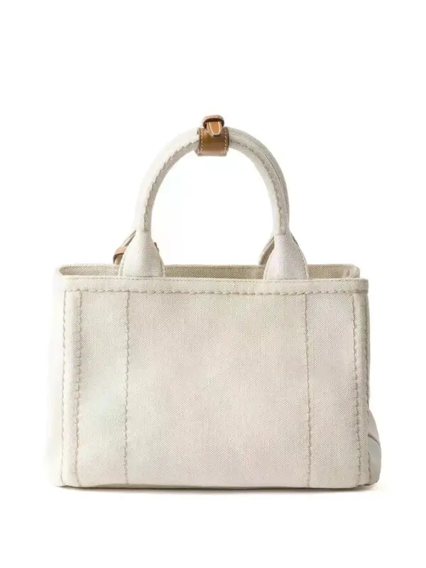 Prada Small Jardinière Tote Bag - Neutrals