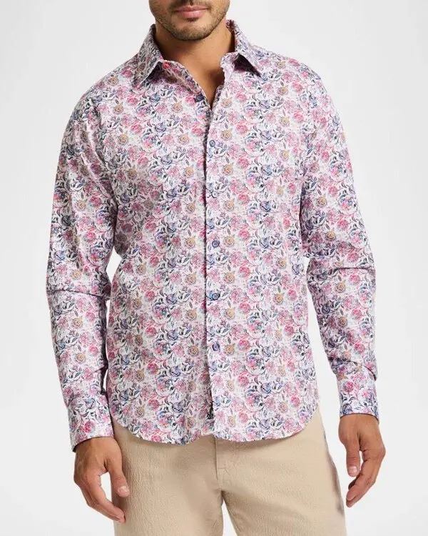 Robert Graham Apos;s Andaman Floral Sport Shirt