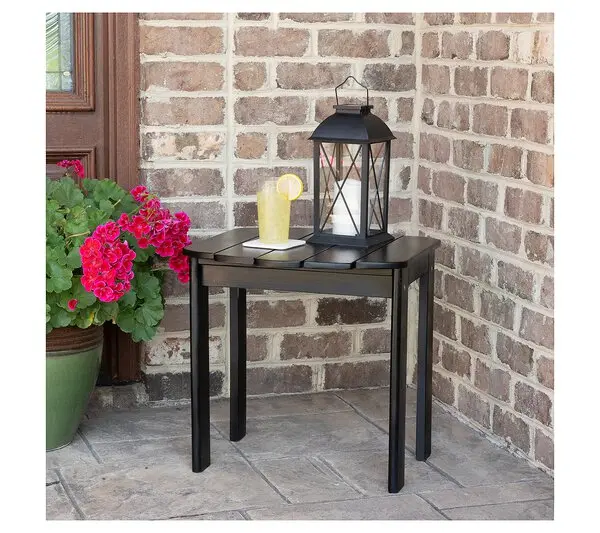 LINON Home Black Adirondack End Table - One-color